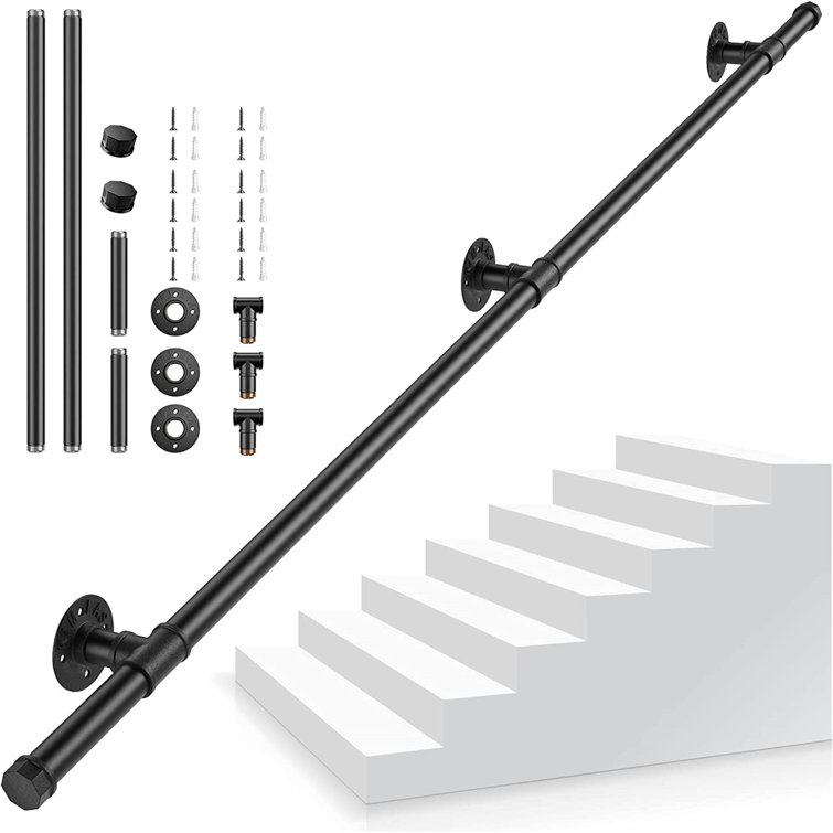 Williston Forge 1.5M Wall Mounted Handrail Safety Hand Rail Non-Slip ...