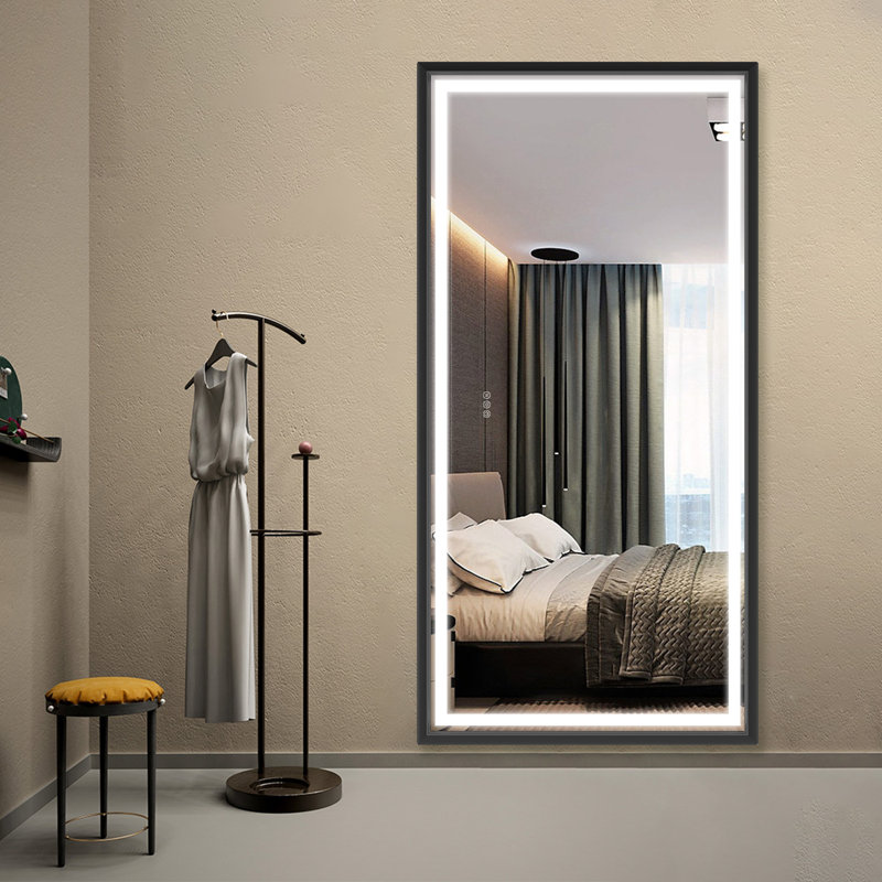 WESTINUS Metal Rectangle LED Wall Mirror | Wayfair