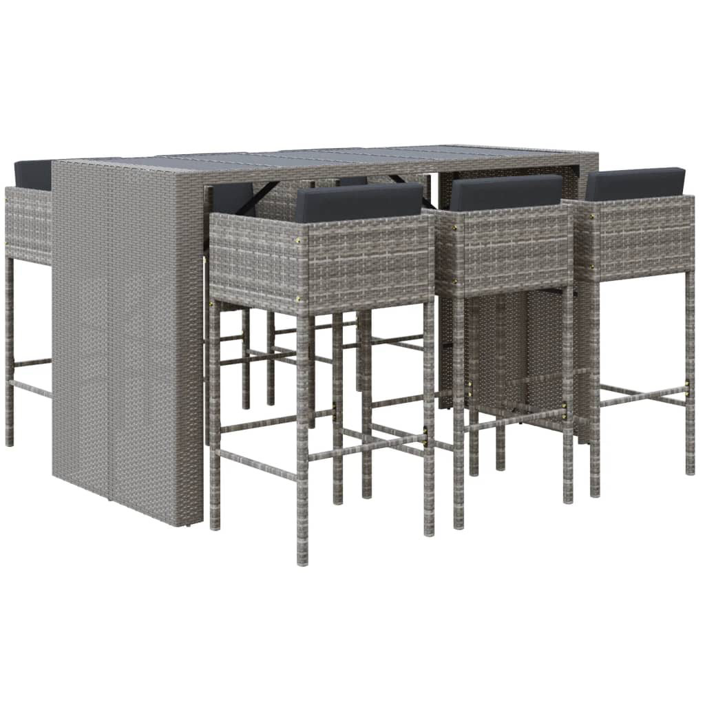 Latitude Run® Metal Bar Set with Stools | Wayfair