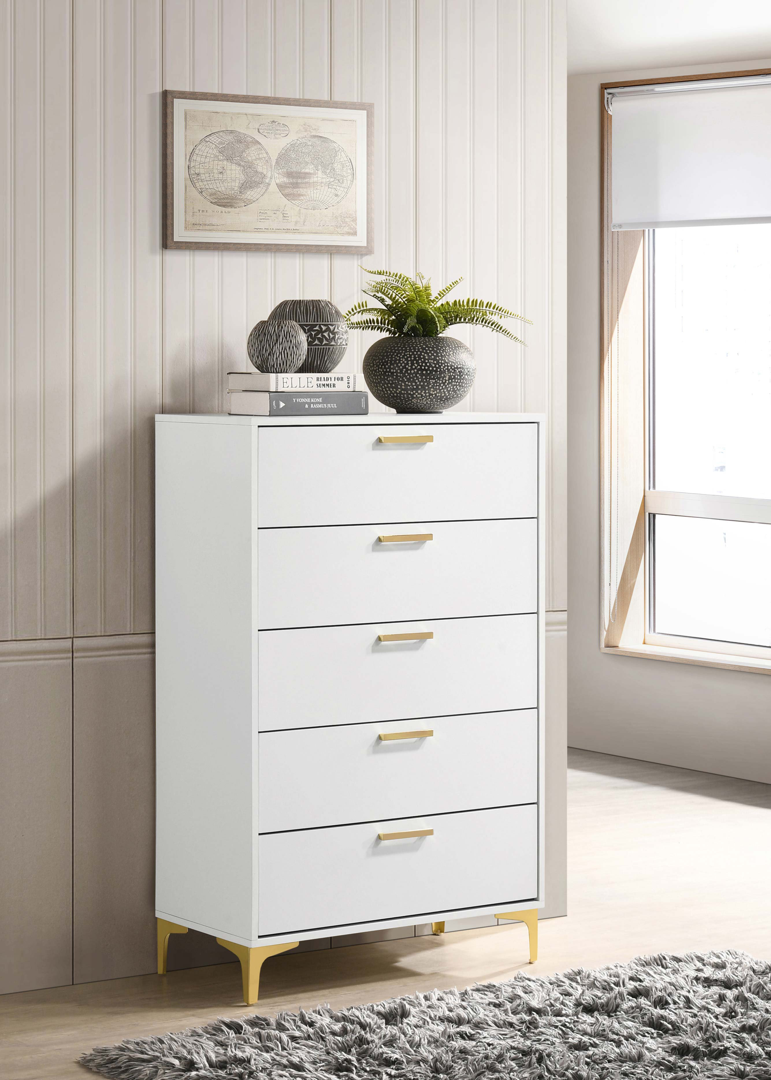 Lark Manor Jacquille 5-drawer Bedroom Chest - Wayfair Canada