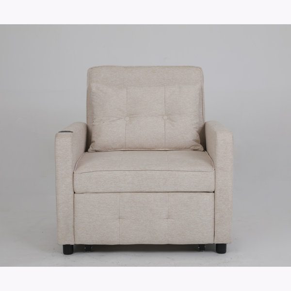 SDKhome Futon-chaise convertible 3-en-1 avec ports USB - Wayfair Canada
