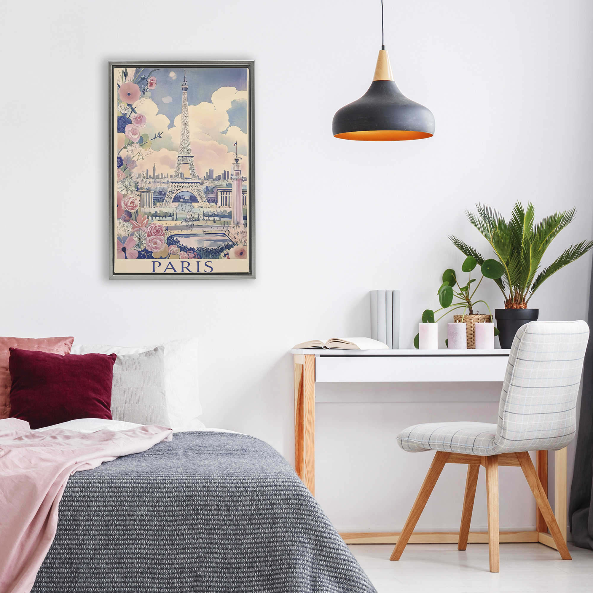 Red Barrel Studio® Vintage Spring In Paris Floating Frame, design by ...