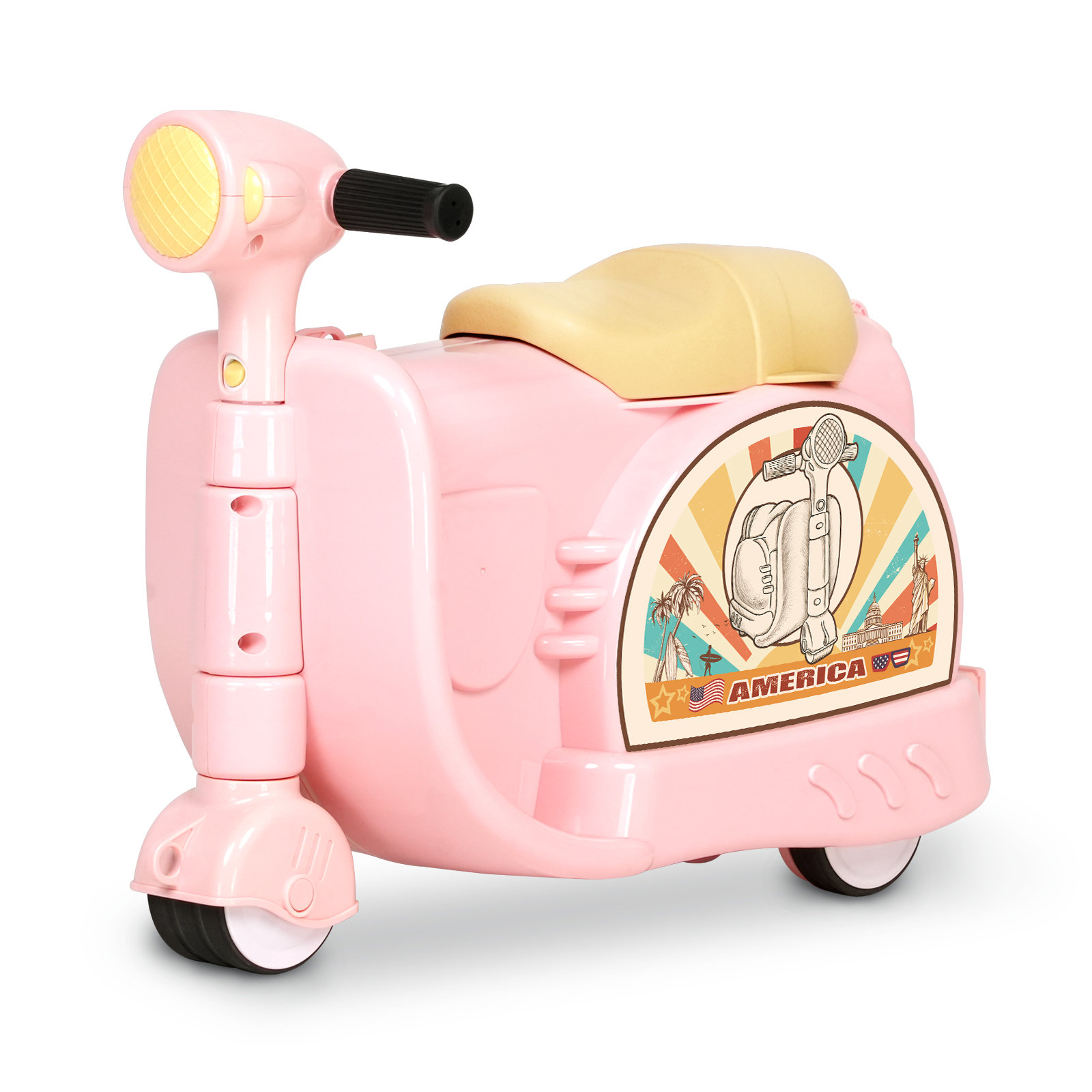 Advwin Rideable Luggage Rack | Wayfair