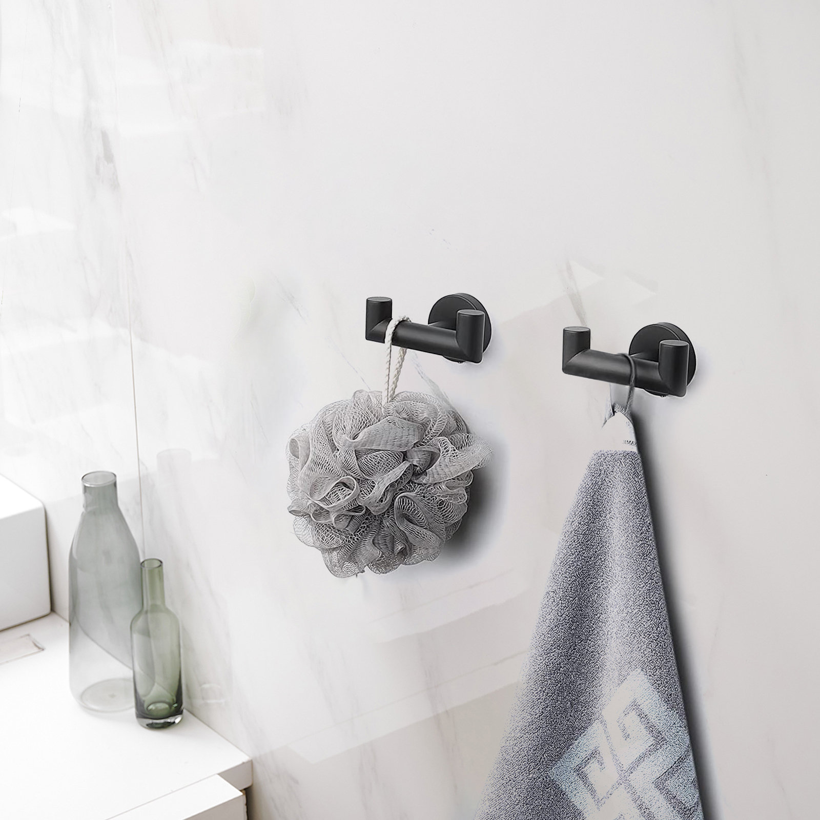 VIBRANTBATH Wall Mounted Towel Hook | Wayfair