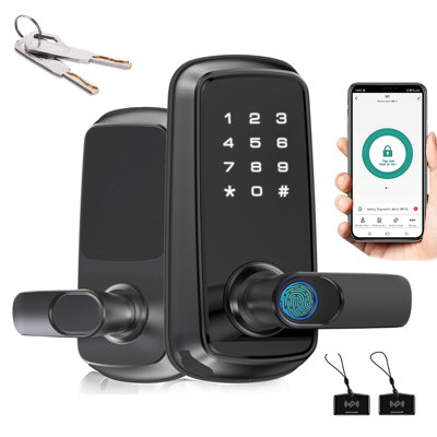 masiluo Touchscreen Smart Lock with Electronic Deadbolt | Wayfair