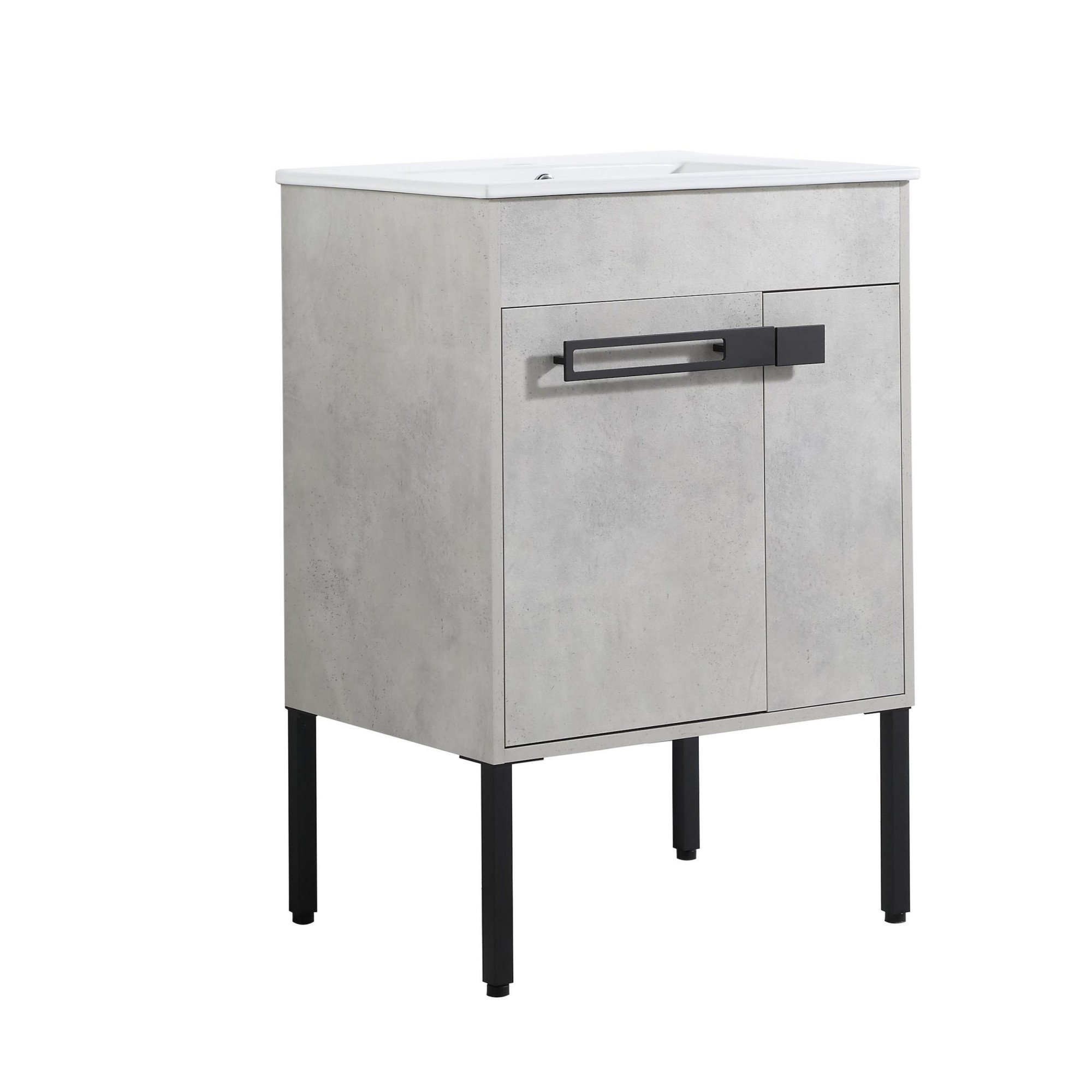 RAY'S RUGS & FLOORING LLC 24” Bathroom Vanity with Storage Cabinetry ...