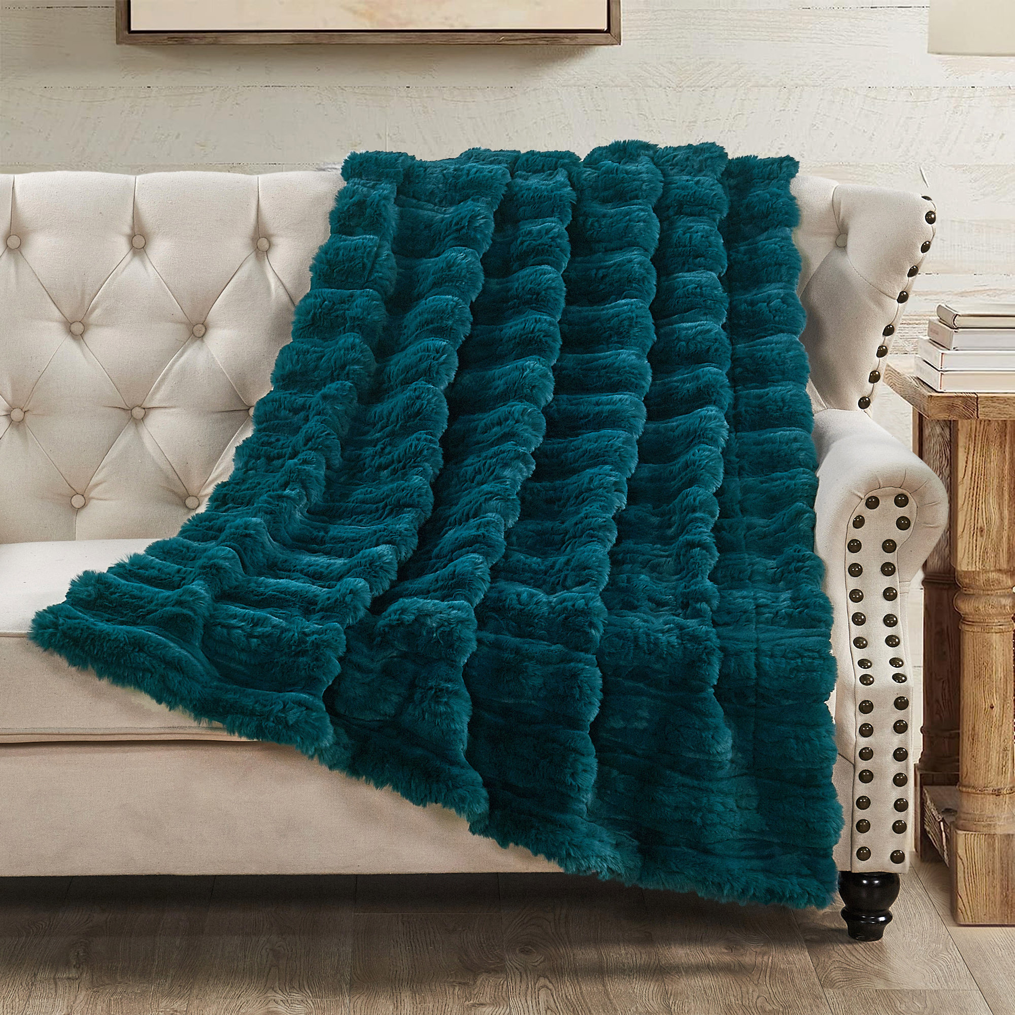 Home Soft Things Line Drawing Faux Fur Throw - Wayfair Canada