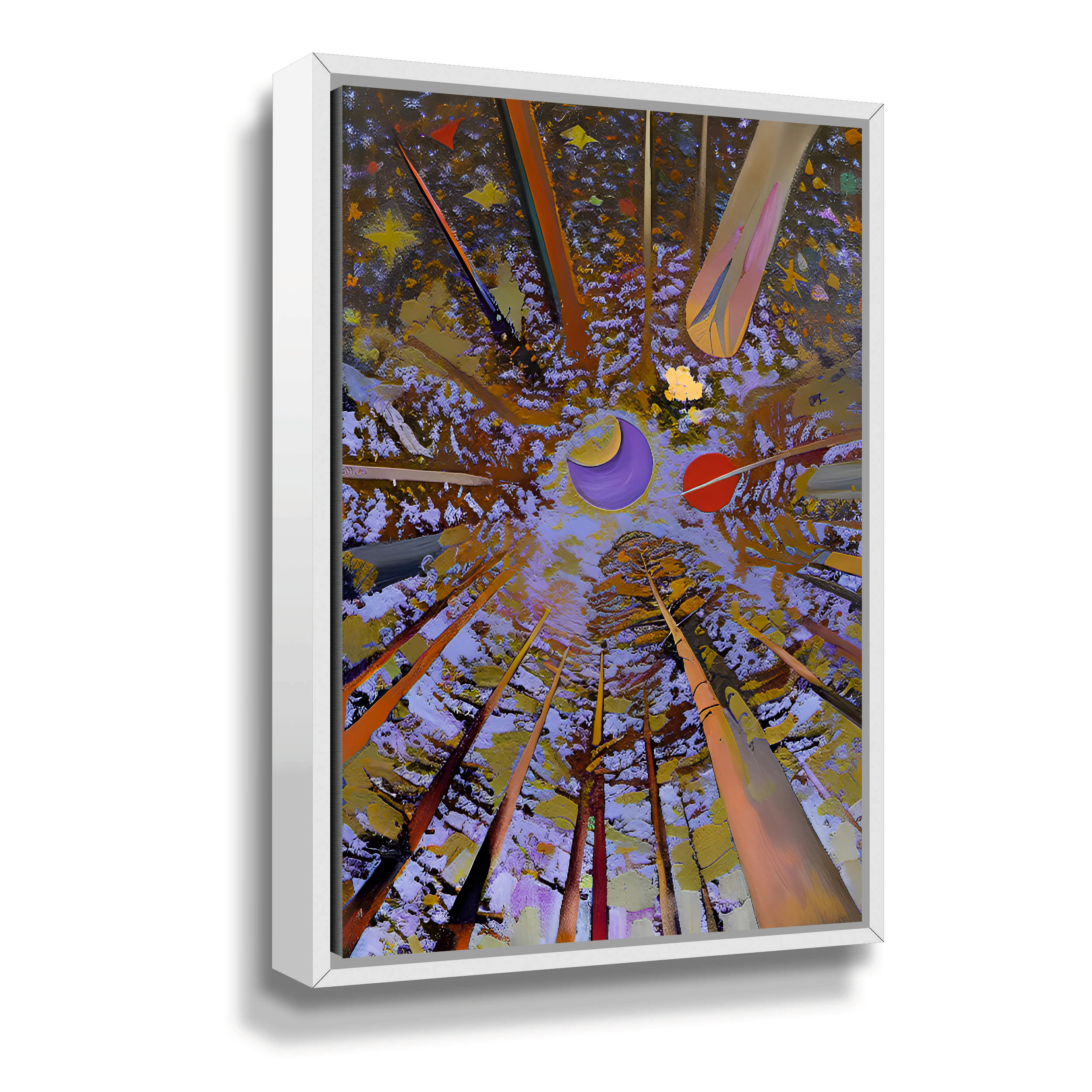 Millwood Pines Looking Up At The Moon By Elena Ray - Wayfair Canada