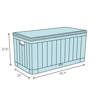 Starplast 88 Gallon Plastic Lockable Deck Box with Wheels "& Reviews ...