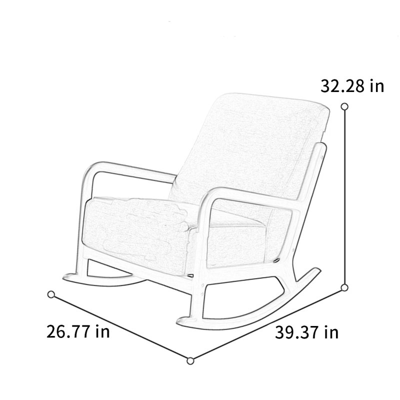 ComfySofa.s Ergonomic rocking chair | Wayfair