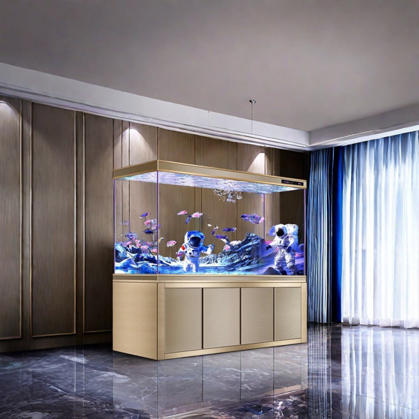 Lingxis Modern Minimalist Rectangular Eco Aquarium Tank | Wayfair