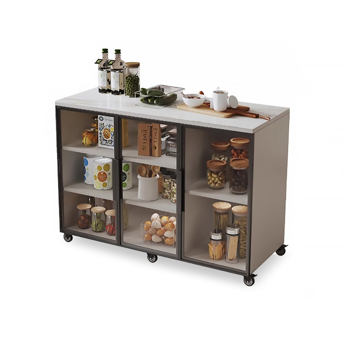 Hokku Designs Multi-Functional Rock Slab Center Island Table | Wayfair