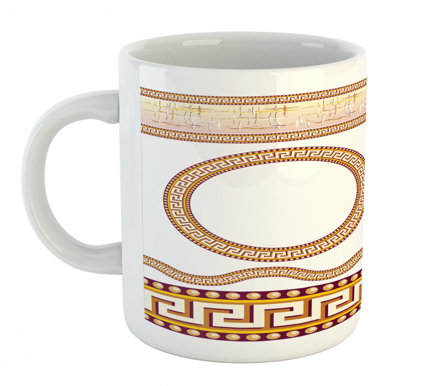 East Urban Home Greek Key Coffee Mug | Wayfair