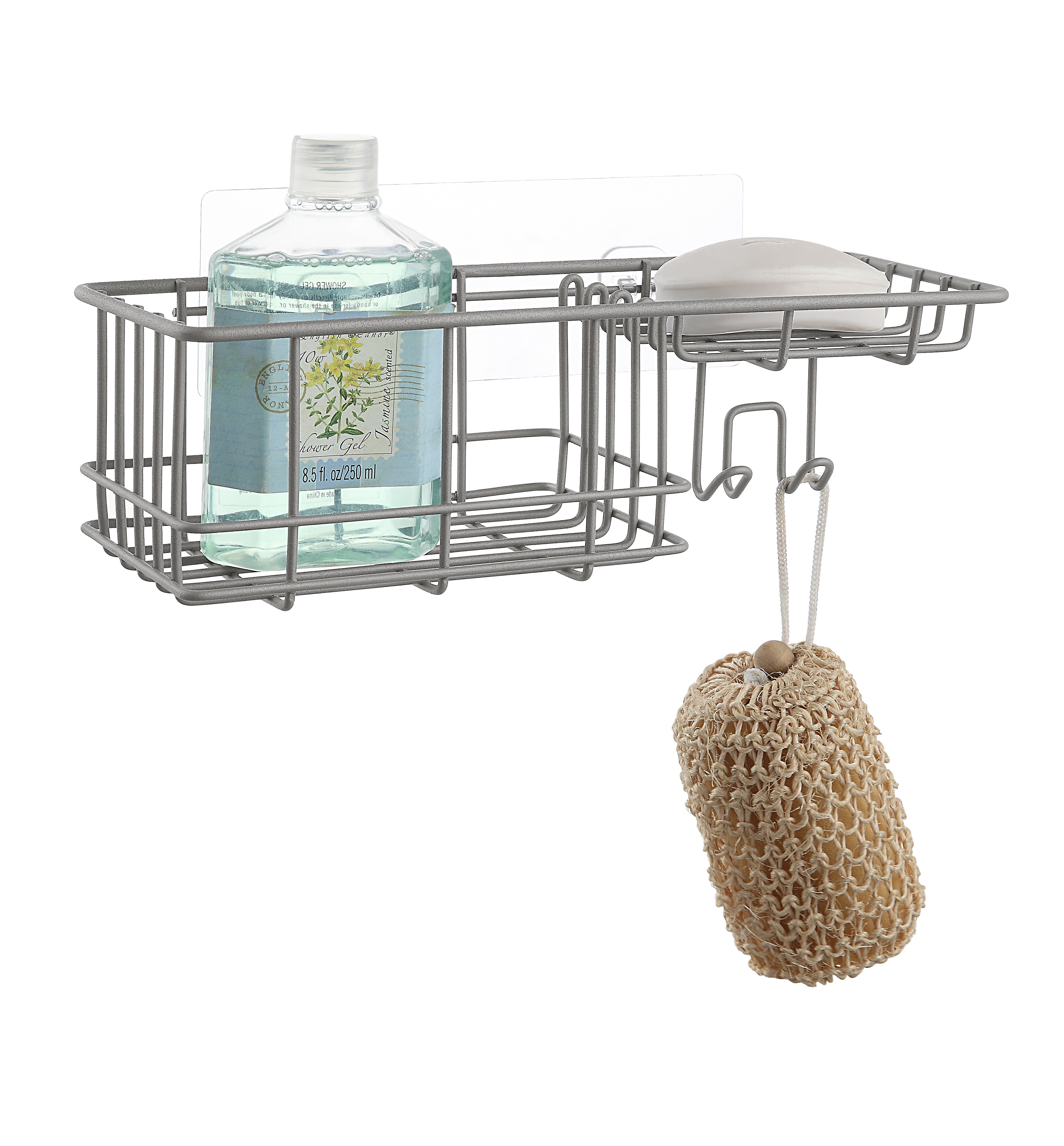 Rebrilliant Dikshant Wall Mounted Shower Caddy With Removable Adhesive ...
