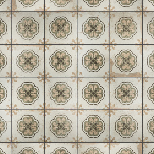 Merola Tile Kings Porto Flavia 17-5/8 In. X 17-5/8 In. Ceramic ...