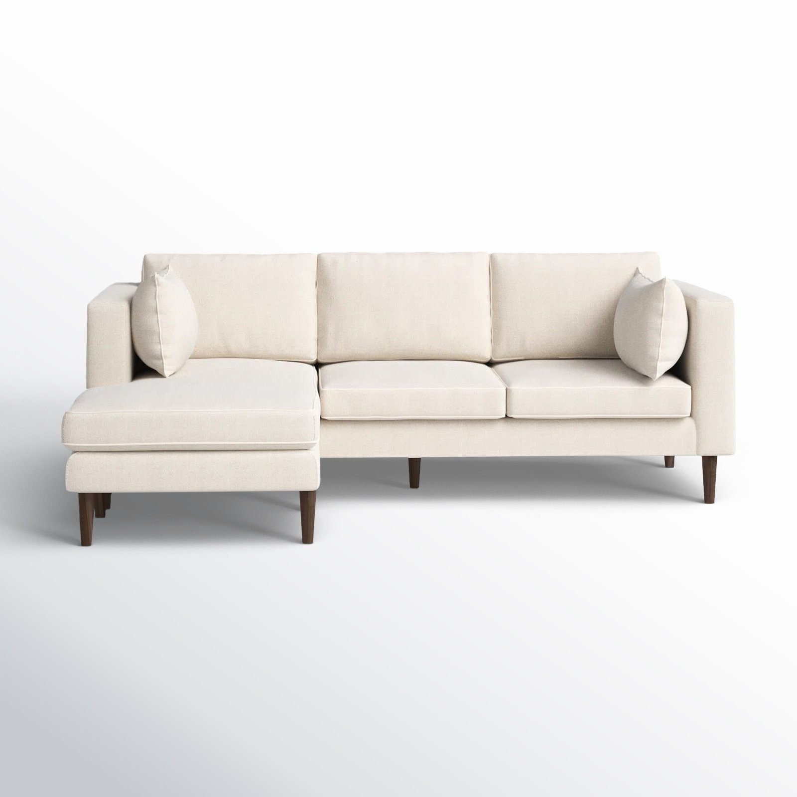 AllModern Aaron 2 - Piece Upholstered Chaise Sectional - Reversible ...
