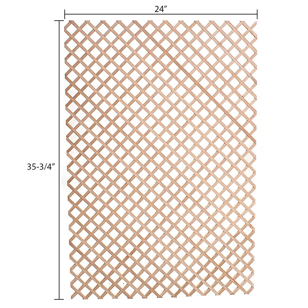 Latitude Run® 24 in x 35-3/4 in x 3/8 in Unfinished Diagonal Solid ...