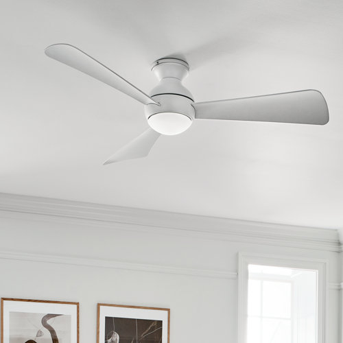 Brushed Nickel Extremely Large Room Ceiling Fans With Lights You'll ...