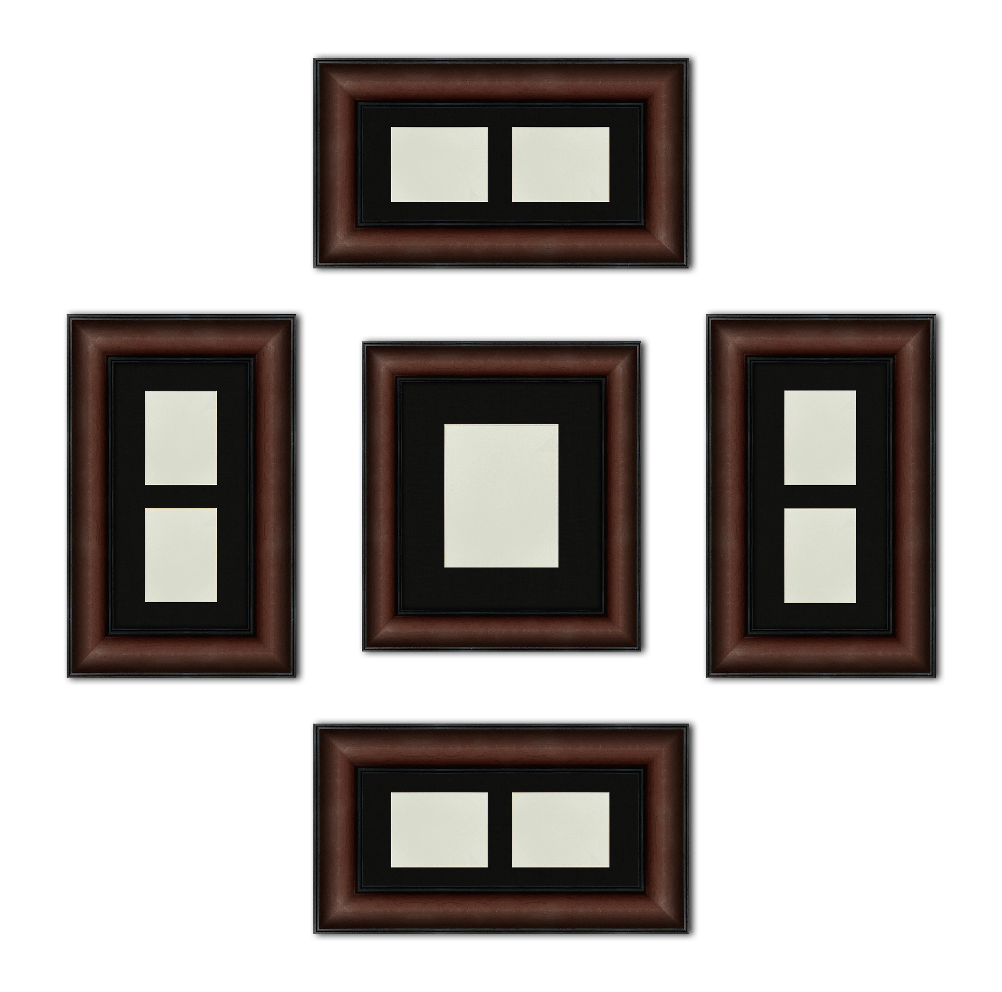 Red Barrel Studio® Glass Picture Frame - Set of 5 | Wayfair