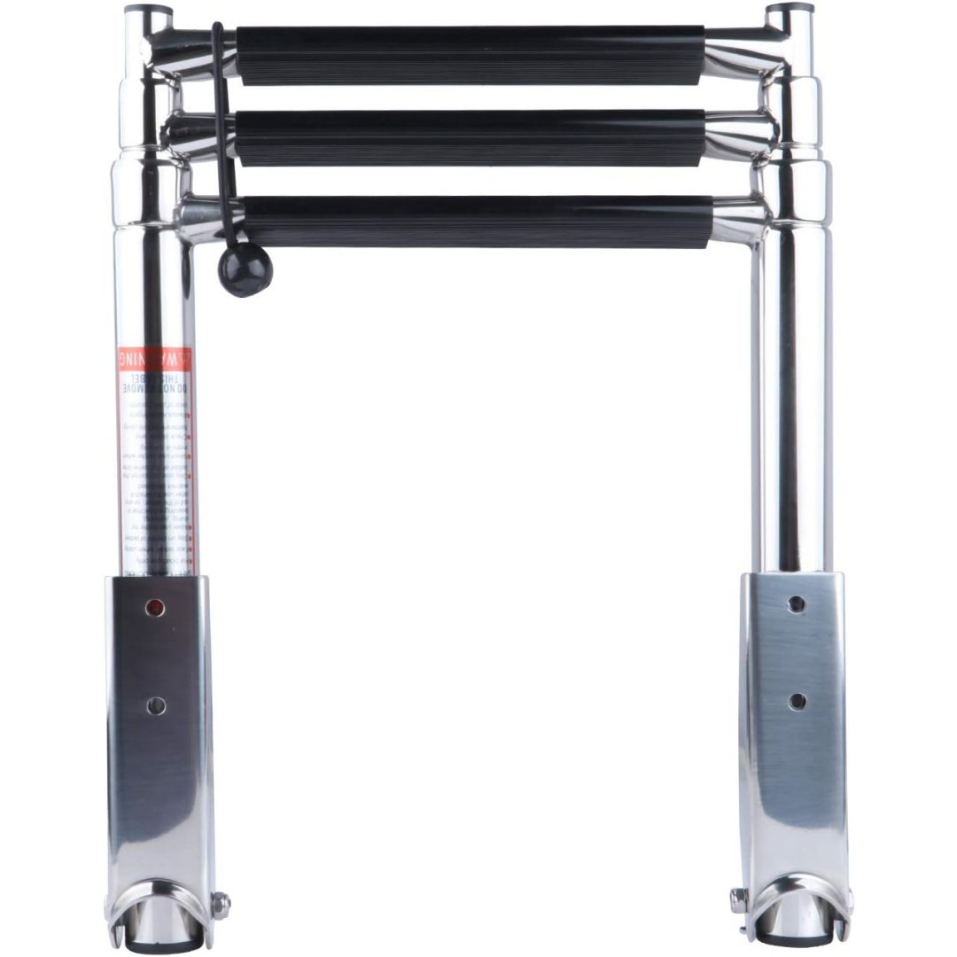 DESIGN SHOP BY SHELL 3 Step Boat Ladder, 304 Stainless Steel ...