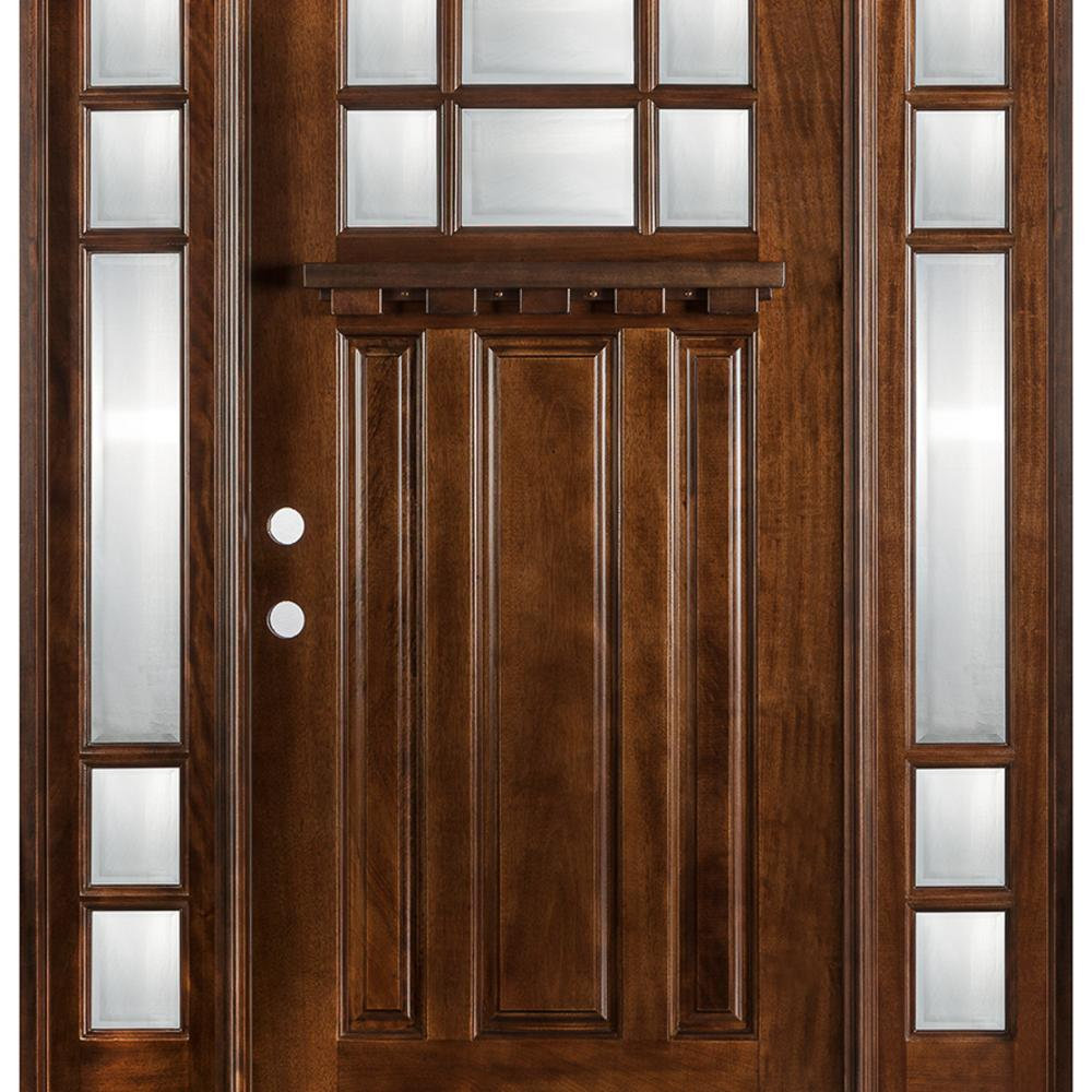 Door Destination Huntington Ready To Install Wood Prehung Front Entry ...