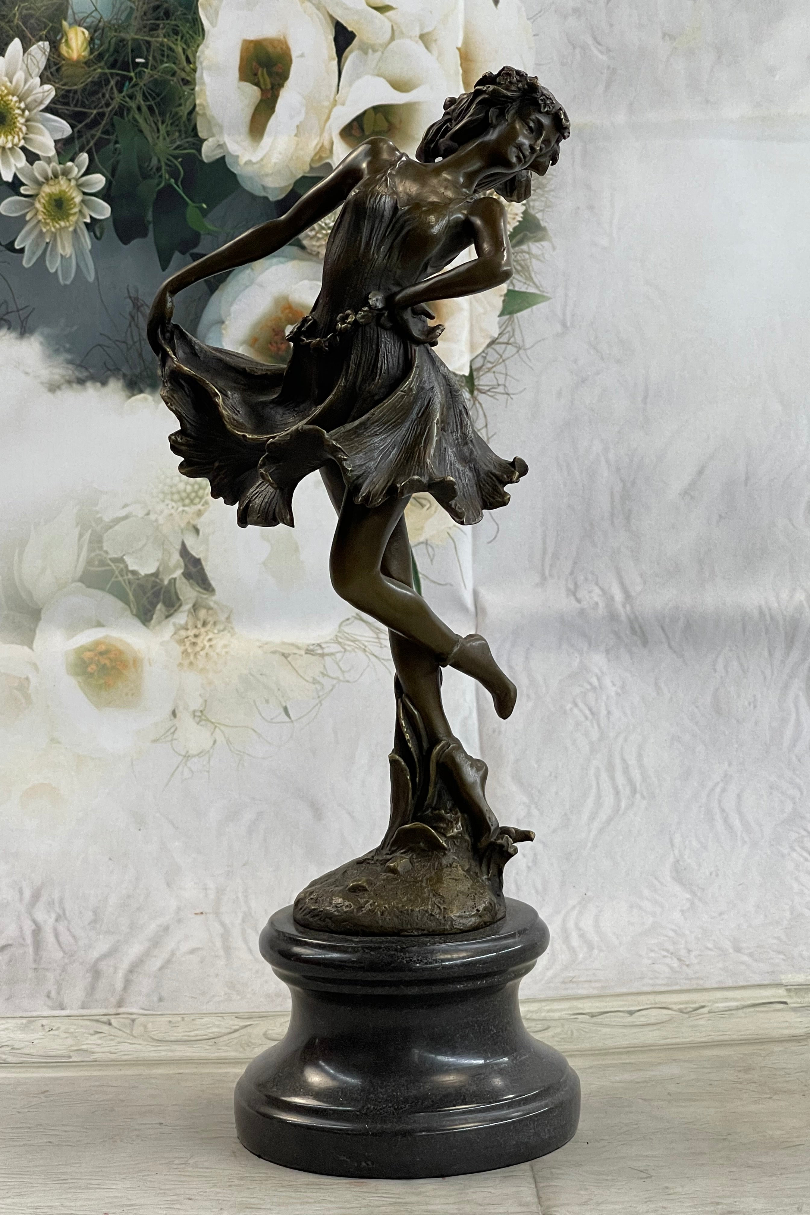 Charlton Home® Brigands ORIGINAL SPANISH GYPSY DANCER BRONZE SCULPTURE ...