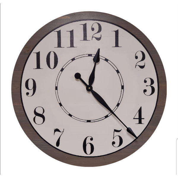 Wood Wall Clocks You'll Love | Wayfair