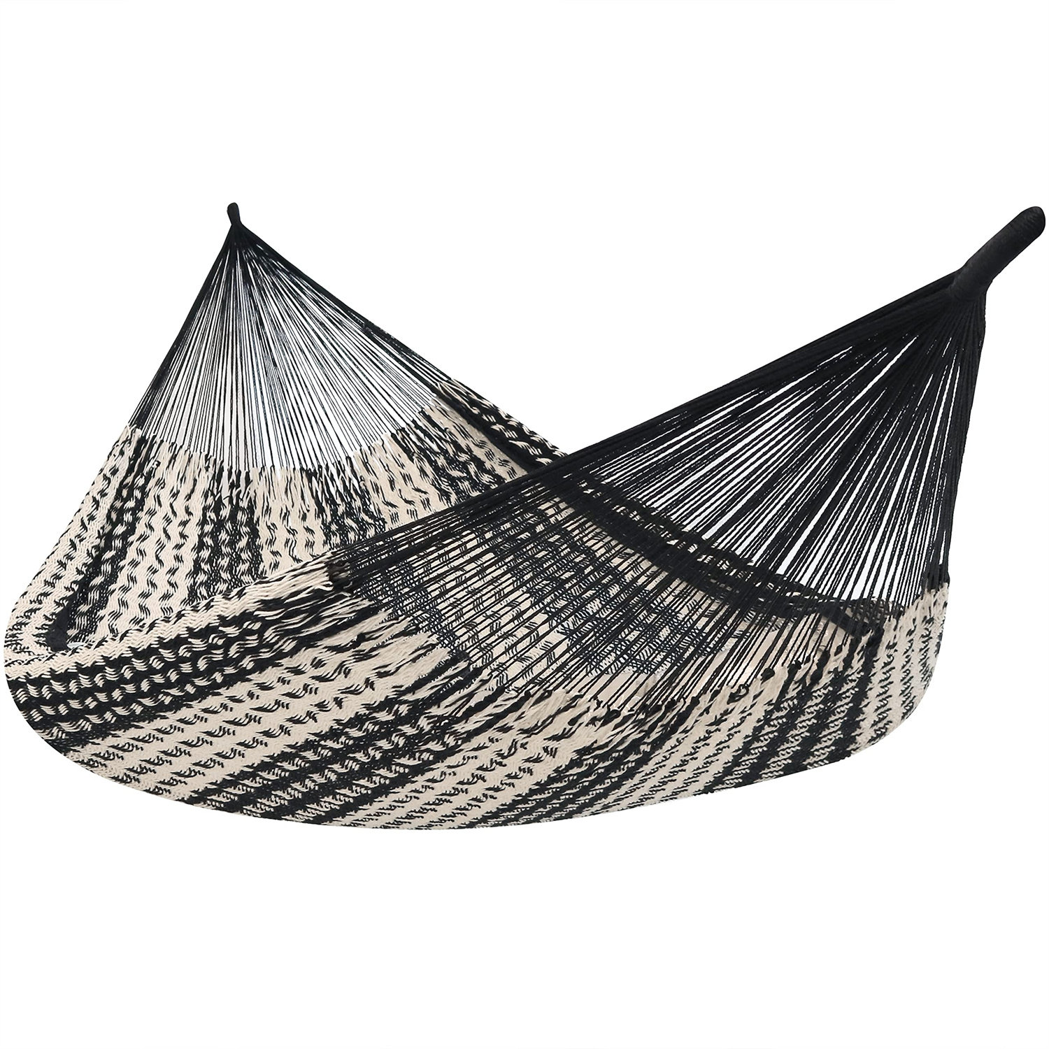 Arlmont & Co. Handwoven XXL Thick Cord Mayan Double Hammock - 625-Pound ...