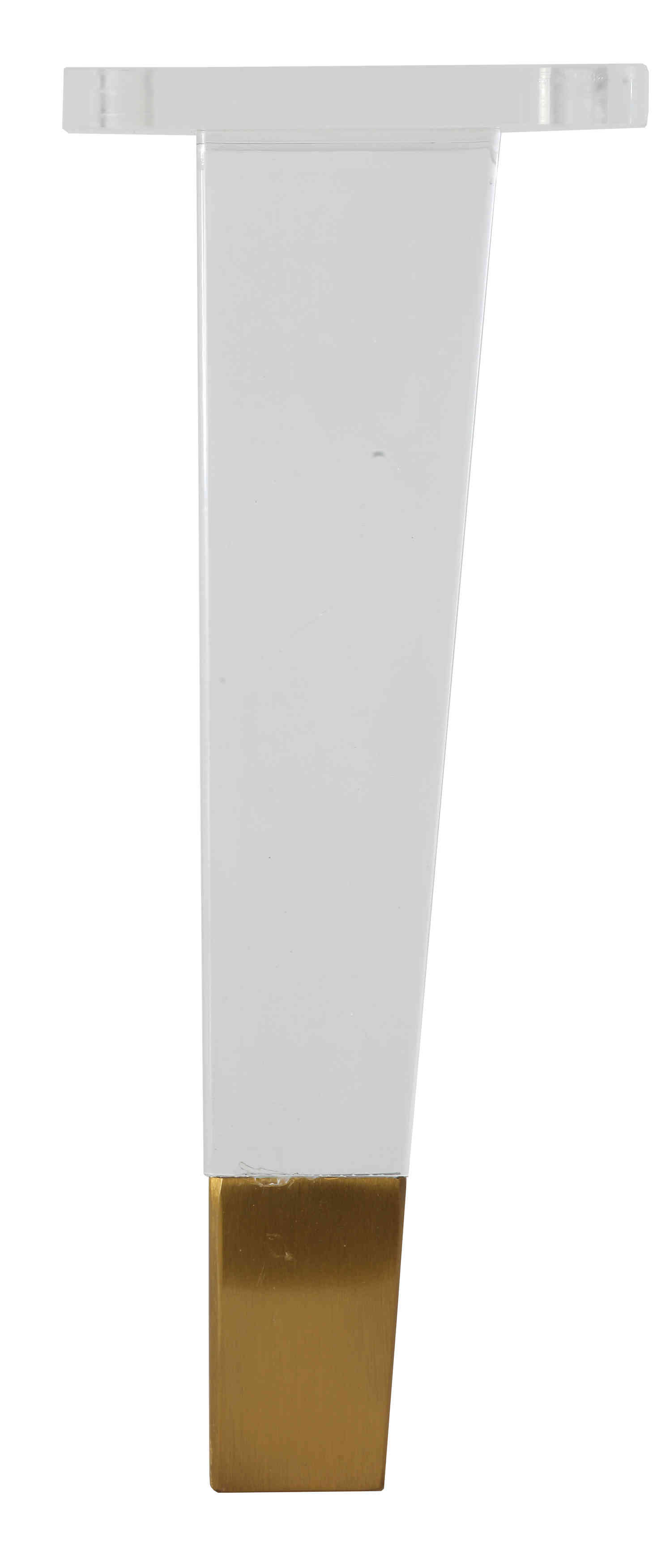 Cortesi Home Acrylic Leg With Brass | Wayfair