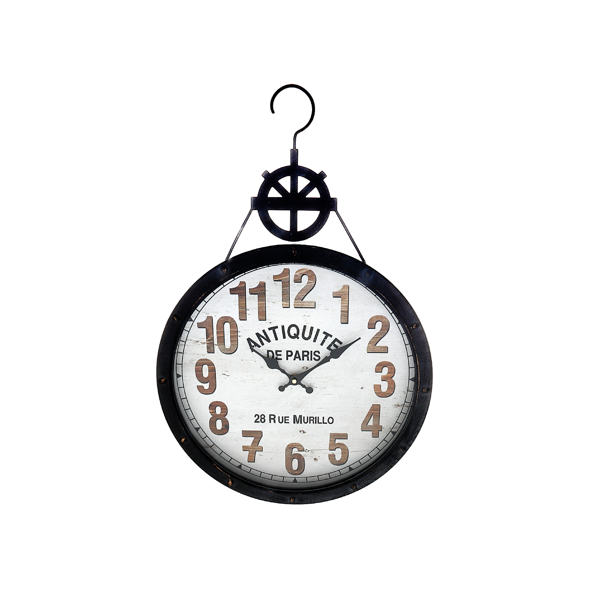 Williston Forge Antiquite De Paris Metal Clock - Wayfair Canada