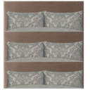 Rosalind Wheeler Duvet Cover Set with Pillowcases Cotton Rich Damask ...