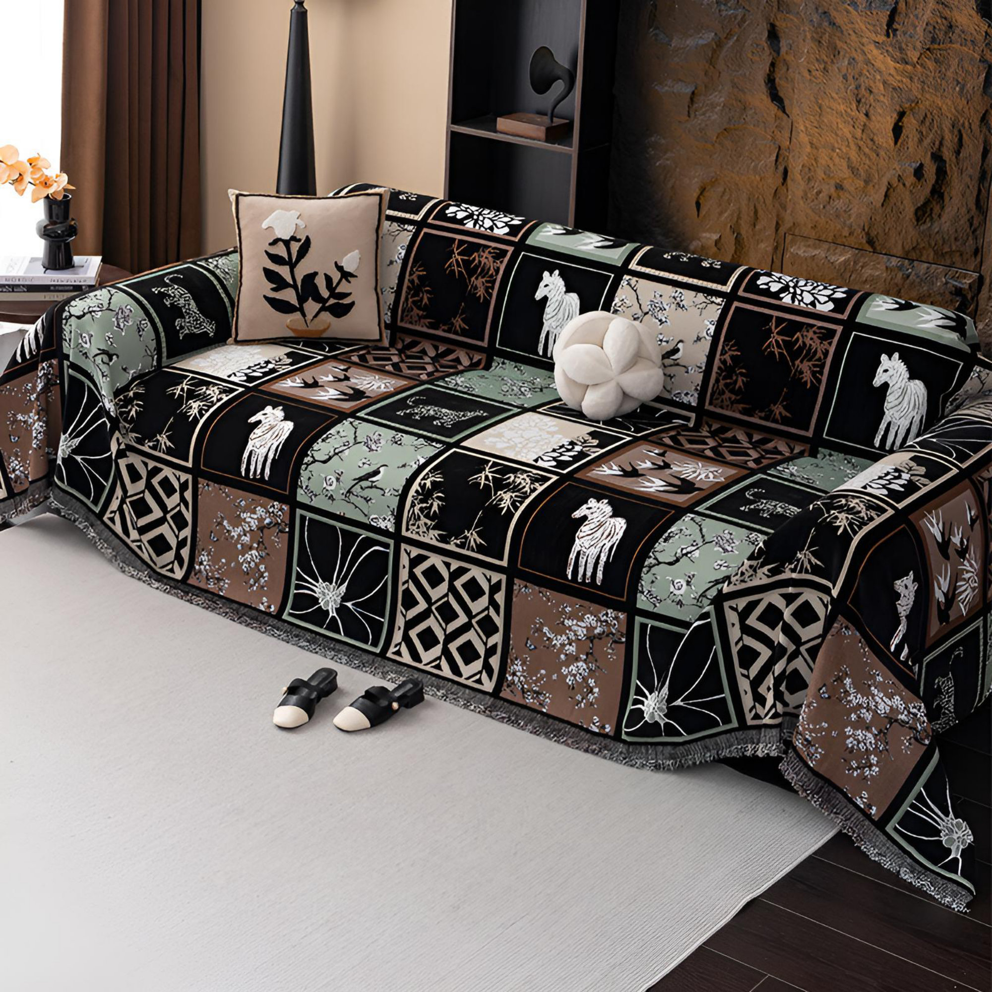 Orren Ellis High End Chenier All Inclusive Sofa Cover - Soft And ...