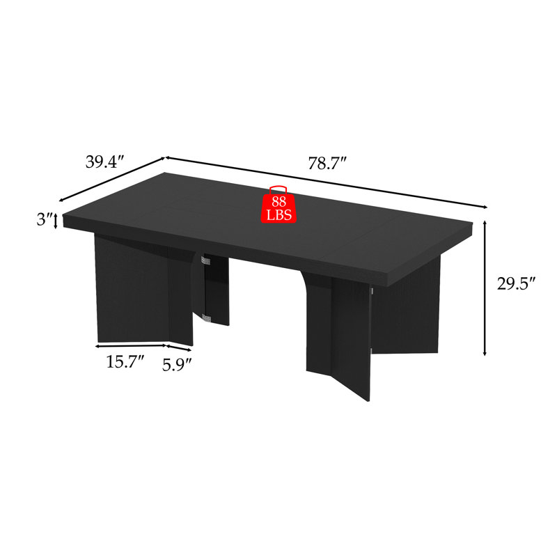 Latitude Run® Executive Desk With Spacious Top | Wayfair