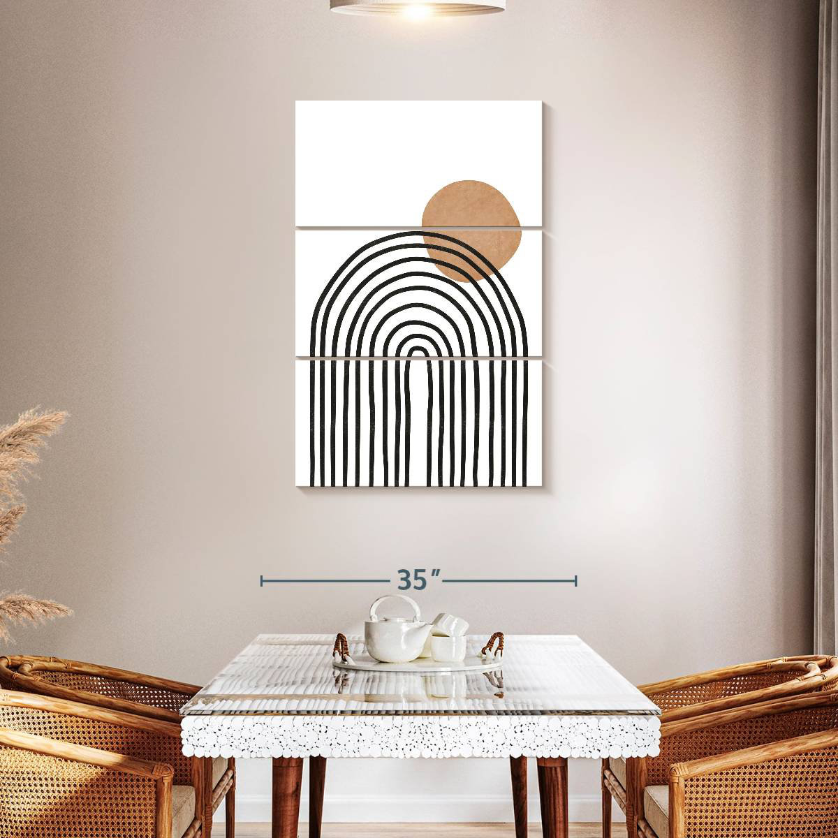 Wade Logan® Avery Boho Mid-Century Arches | Wayfair