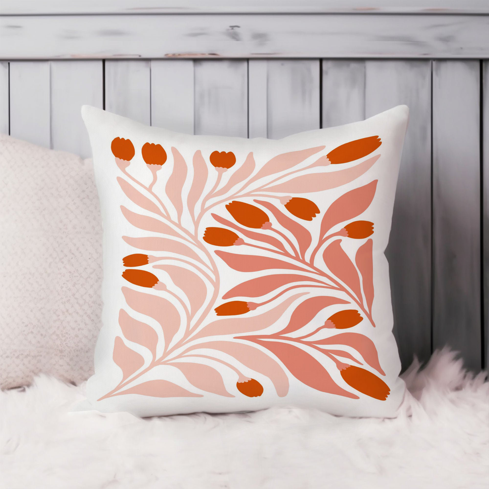 Ethan Taylor Floral Red Fleurs Flowers Modern | Wayfair