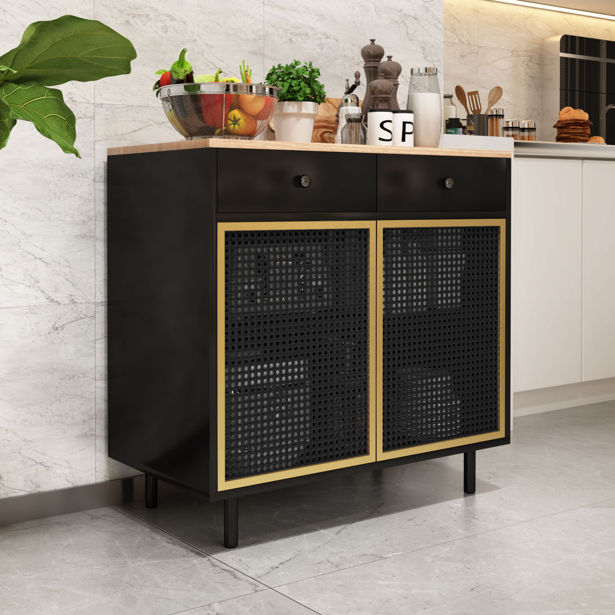 Ebern Designs Naisaiah Accent Storage Cabinet & Reviews | Wayfair