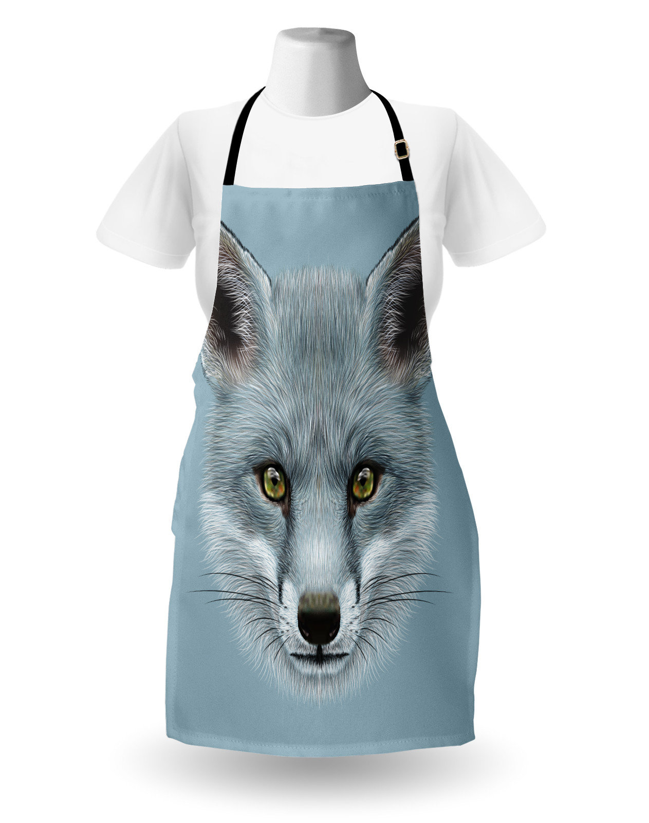 East Urban Home Animal Apron Unisex, Fluffy Forest Creature, Adult Size ...