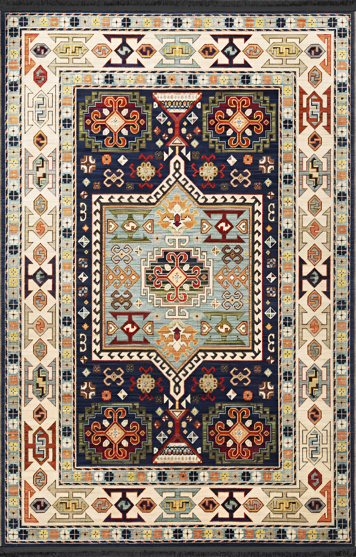 Bloomsbury Market Multi-Colored Traditional Motif Ethnic Patterned ...