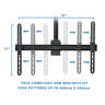 Mount-It! Full Motion Height Adjustable Ceiling TV Mount Bracket | Fits ...