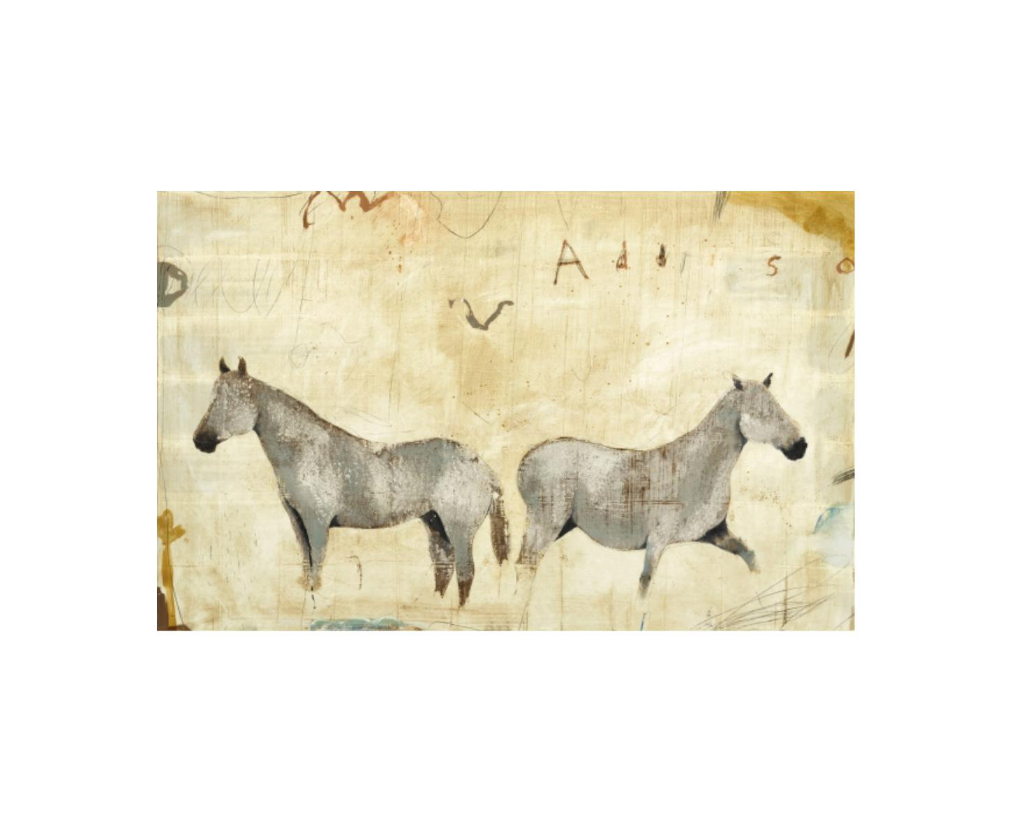 Chelsea Art Studio Equine Dance II by Patrick Wright - Graphic Art on ...