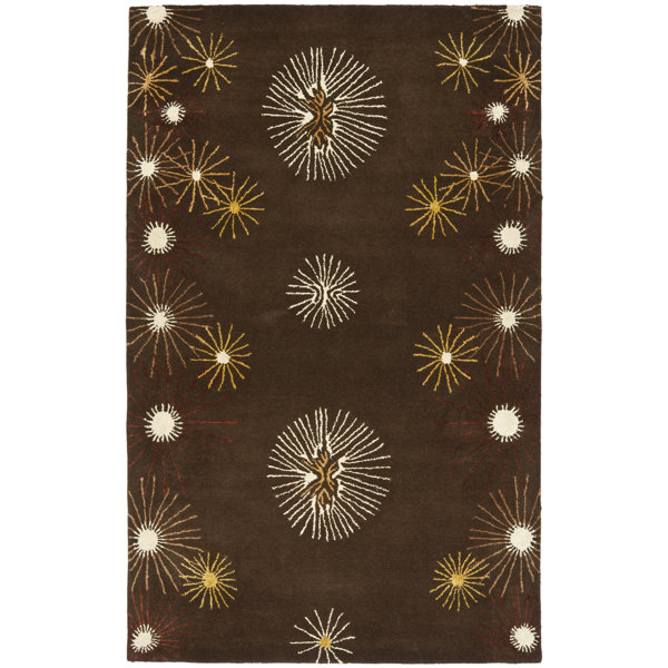 Winston Porter Candelo Soho Hand Tufted Wool Floral Rug | Wayfair
