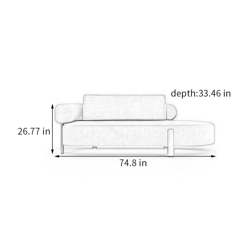 Hokku Designs Light luxury simple concubine chair | Wayfair