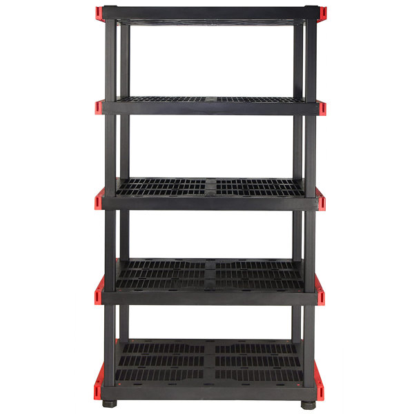 Rebrilliant Melecia 40'' W Plastic Shelving Unit | Wayfair
