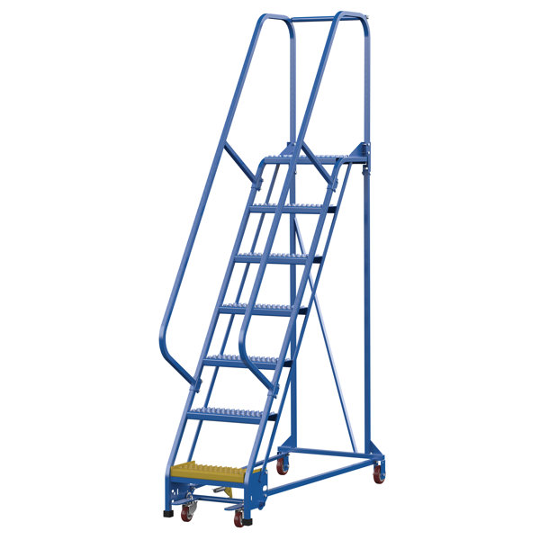 WFX Utility™ Anyan 8.33' Steel Rolling Step Stool | Wayfair