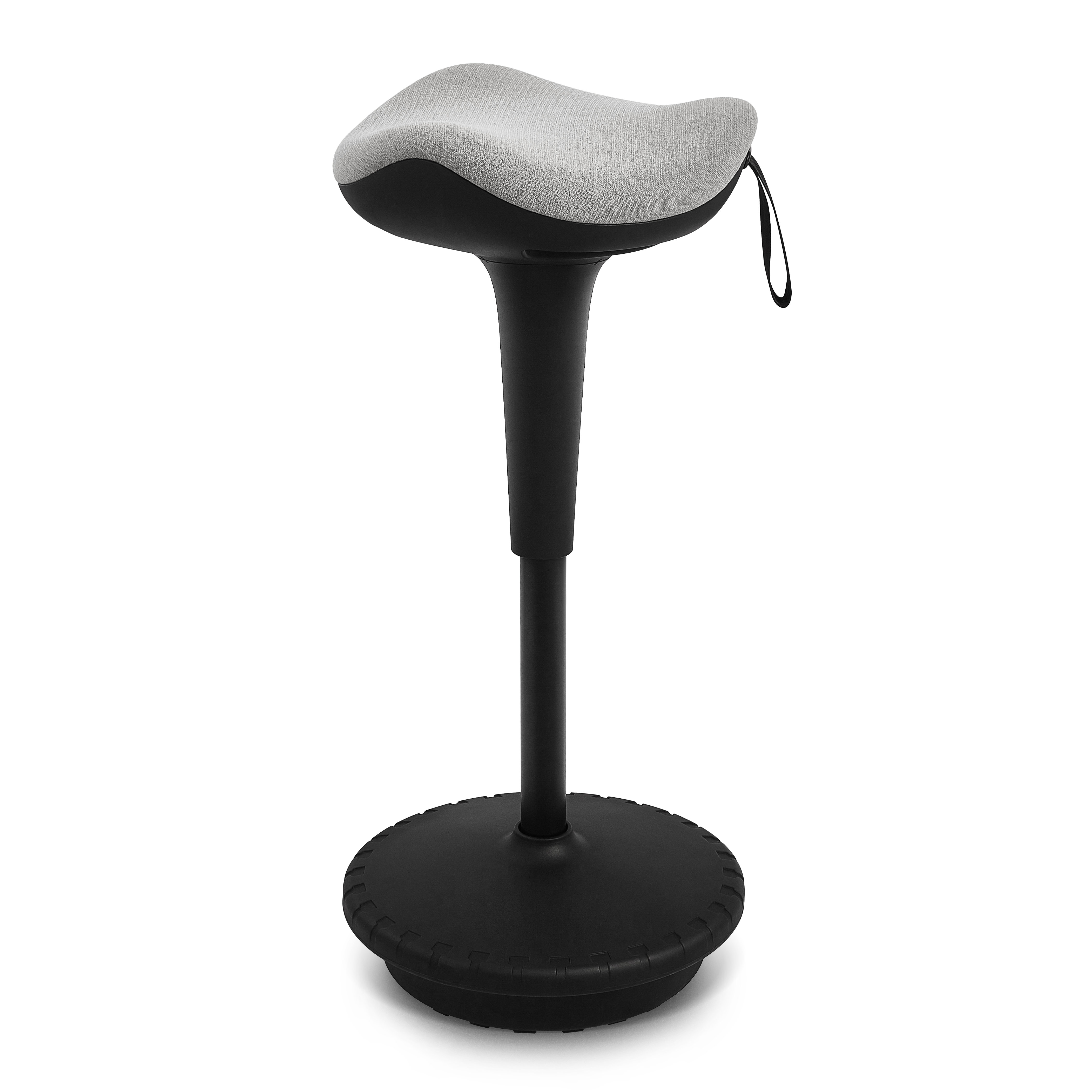 Inbox Zero Adjustable Height Ergonomic Stool with Footring Pedestal ...