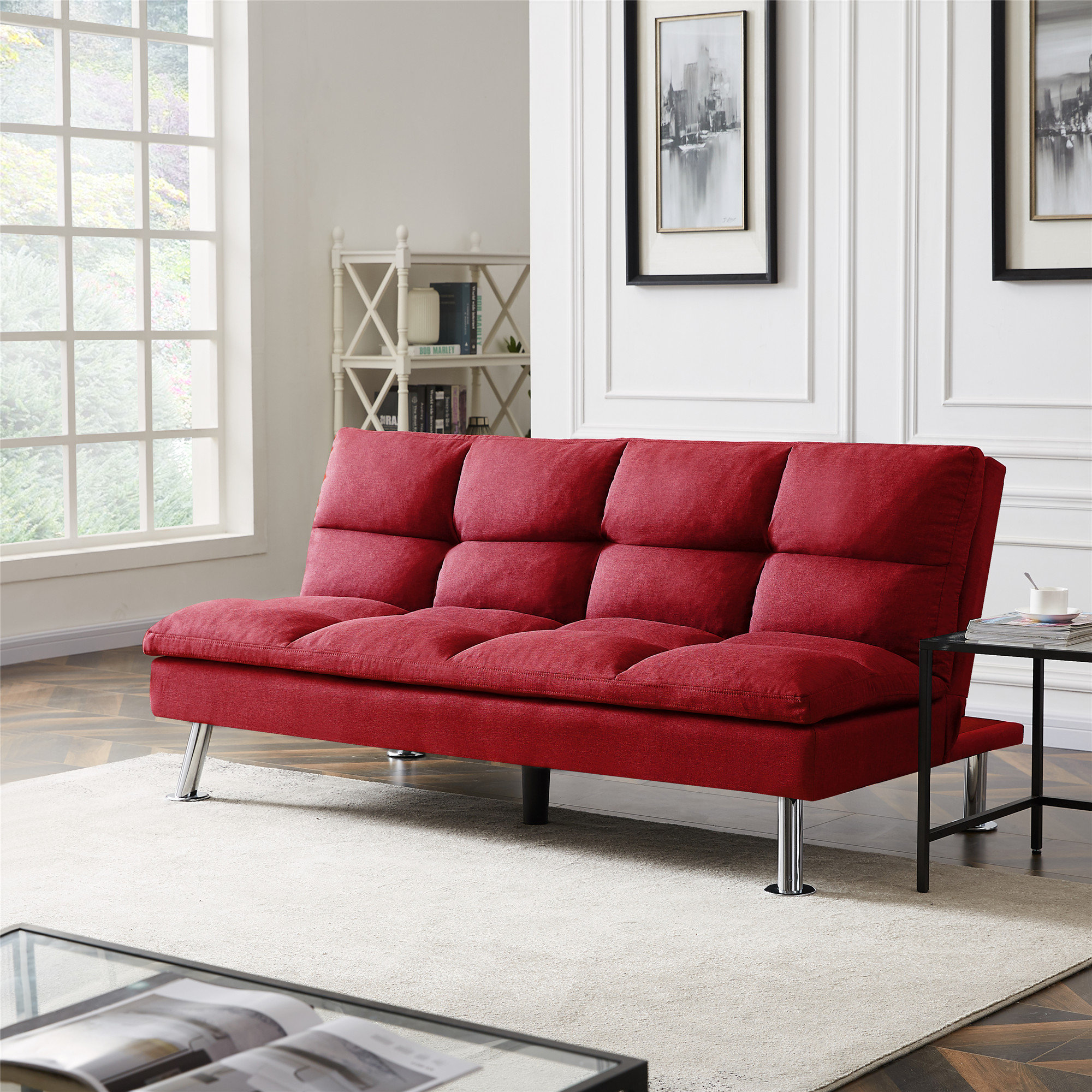Ebern Designs Fila 71.7" Armless Sofa | Wayfair