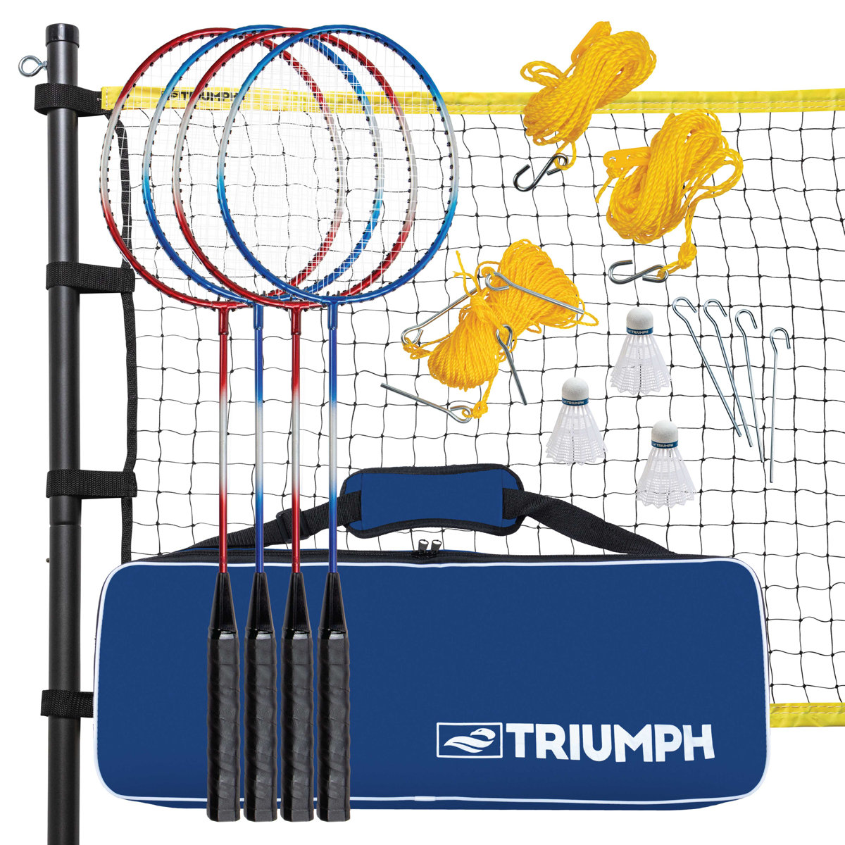 Triumph Sports Triumph Competition Badminton Set With Steel ...