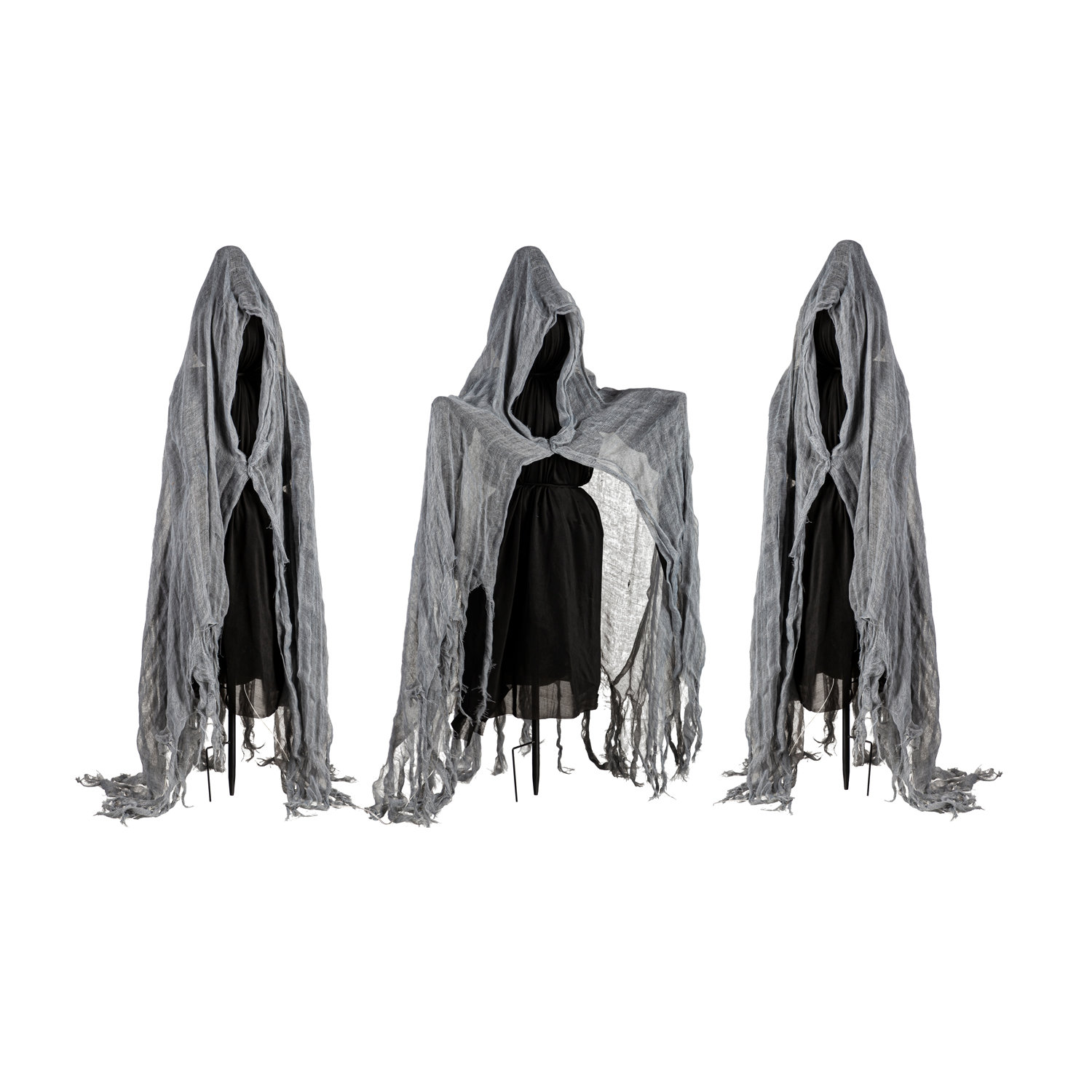 The Holiday Aisle® Lighted Grim Reaper Halloween Garden Stake | Wayfair