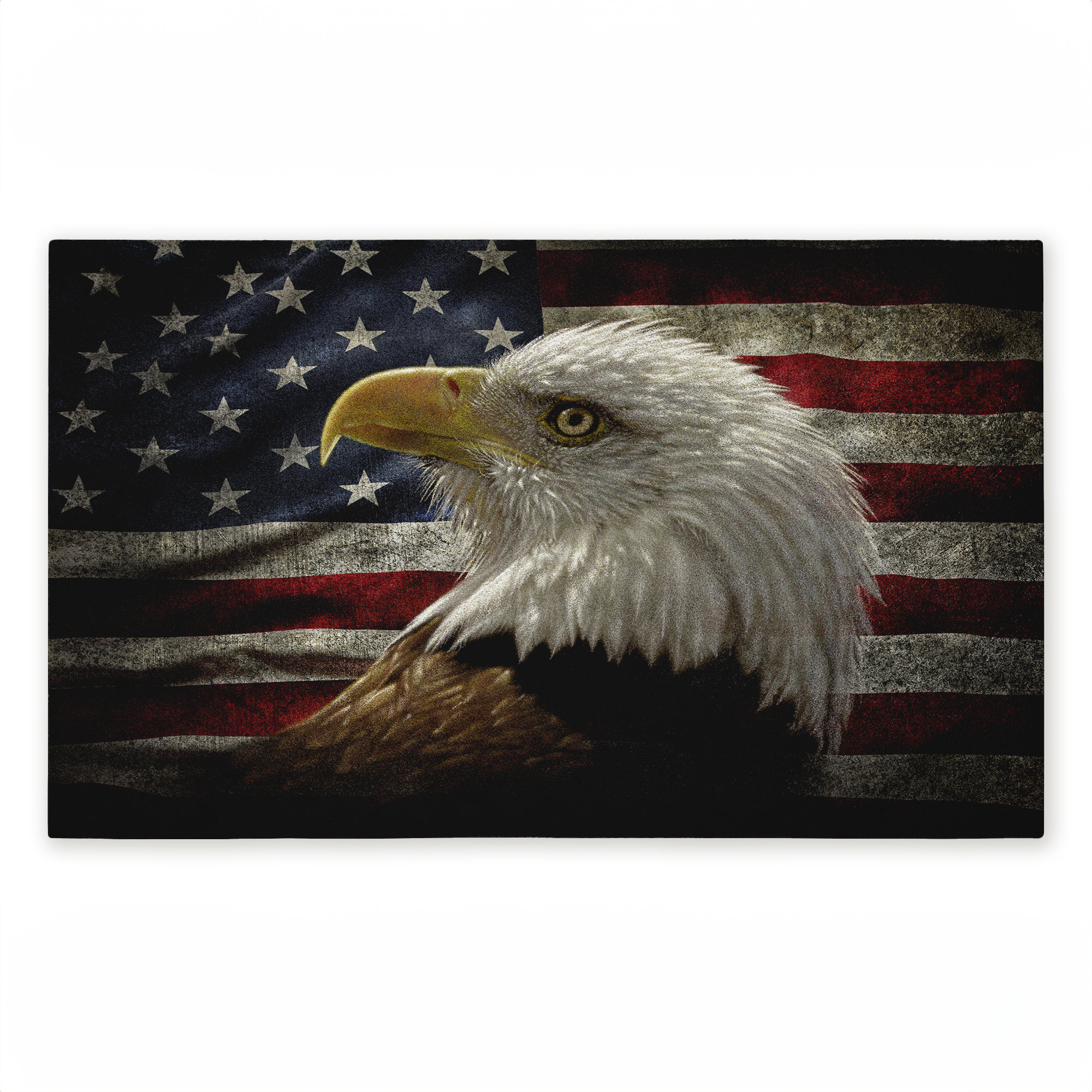 Ophelia & Co. Bald Eagle Portrait Printed Outdoor Door Mat, design by ...