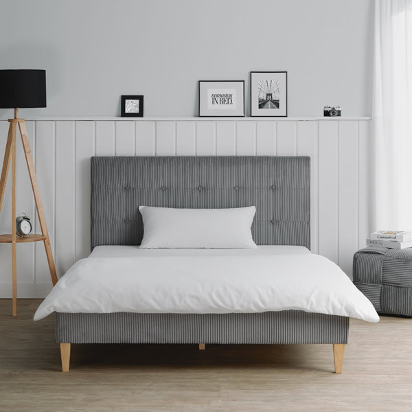 Marlow Home Co. Alteriq Upholstered European Double (140 X 200cm ...